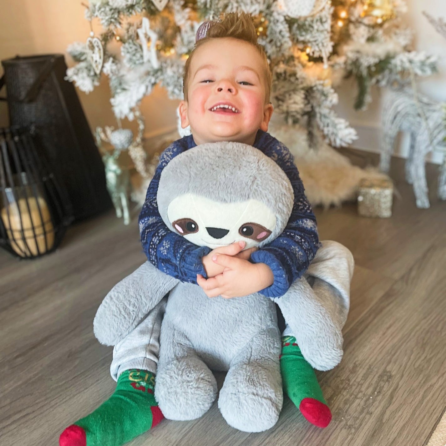 Weighted Teddy For Anxiety 1.5kg - Sloth Weighted Stuffed Animal – LoveHugs